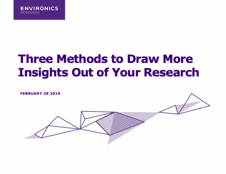 Three Methods to Draw More Insights Out of Your Research